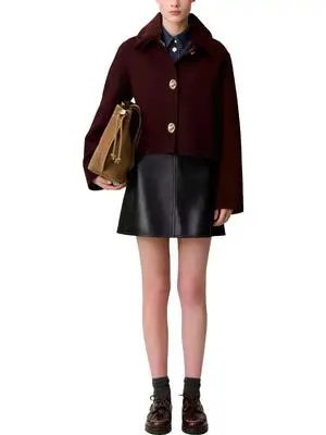Claudie Pierlot Boxy Corduroy Jacket - Red