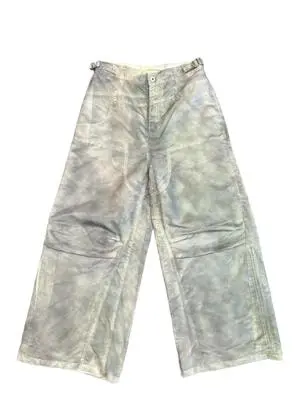 FENG CHEN WANG Rear-pocket Trousers - Blue