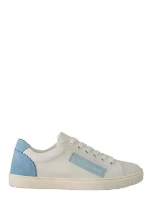 DOLCE & GABBANA Dolce & Gabbana Logo Patch Leather Sneakers