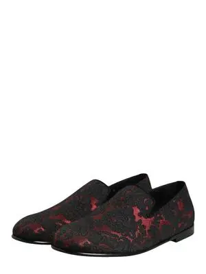 Dolce & Gabbana Jacquard Loafers - Black