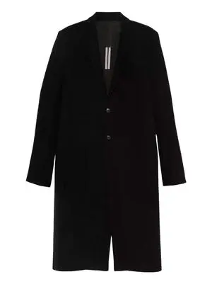 Rick Owens Concordian Tailored Coat - Black