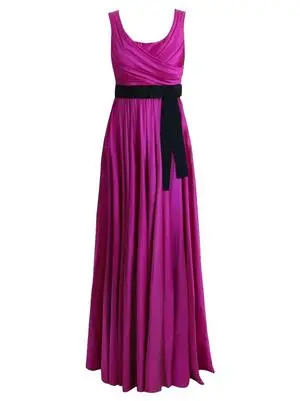 DOLCE & GABBANA Dolce & Gabbana Sleeveless Maxi Dress With Contrast Belt