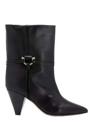 Isabel Marant Étoile Angular" Wide Ankle Boots - Black