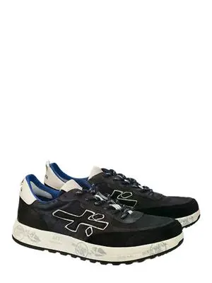 Premiata Nous Panelled Sneakers - Blue