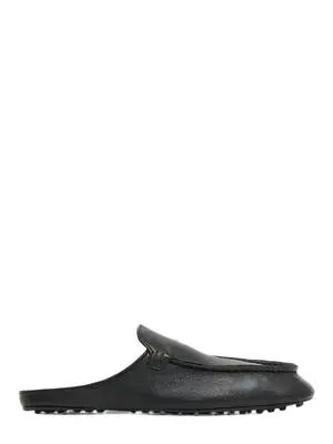 MANSUR GAVRIEL Moccasin Leather Mules - Black