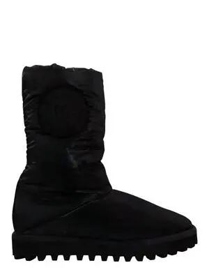 Dolce & Gabbana Quilted Padded Boots - Black