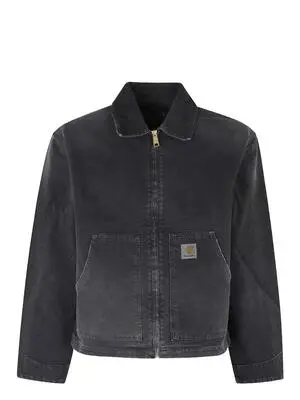 Carhartt Work In Progress Corduroy Collar Jacket - Grey