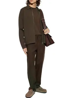 SAMSOE SAMSOE Sajabari Elasticated-waist Trousers - Brown
