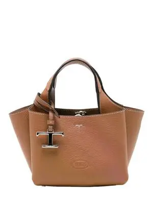 TOD'S Micro T Timeless Tote Bag - Brown