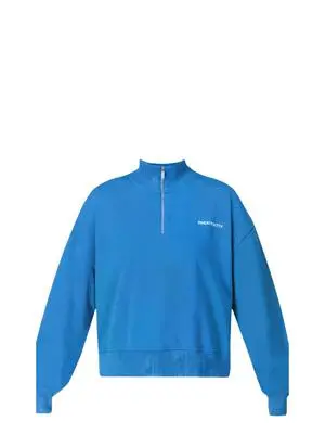 Sweaty Betty Half-zip Drop Shoulder Sweatshirt - Blue