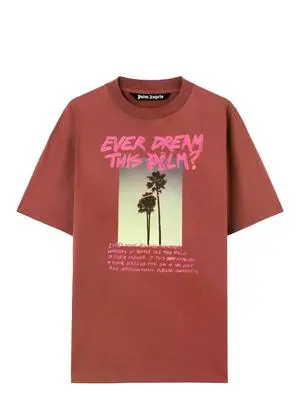 Palm Angels Palm Dream Cotton T-shirt - Red