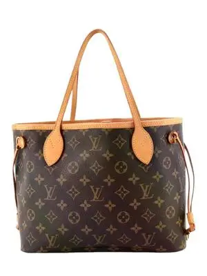 LOUIS VUITTON Monogram Canvas Tote Bag - Brown