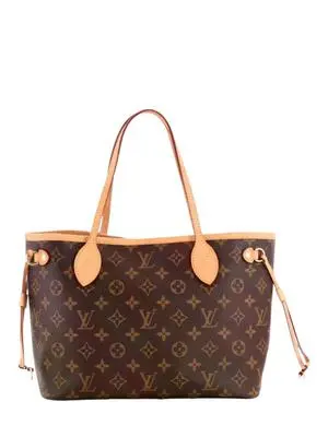 LOUIS VUITTON Monogram Canvas Pm Tote Bag - Brown