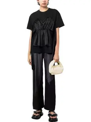 JNBY Embellished Cotton T-shirt - Black