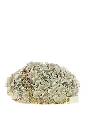 Chloé Plissé Leather Shoulder Bag - White