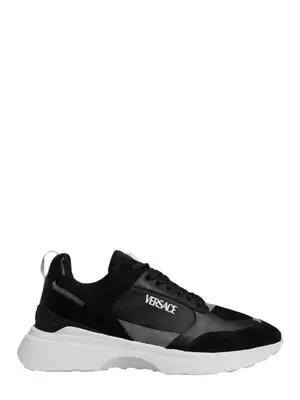 Versace Medusa Chain Reaction Sneakers - Black