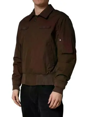 Dolce & Gabbana Zip-up Bomber Jacket - Brown