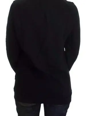 XTE Skull Print Crew Neck Sweater - Black