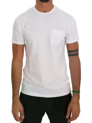 DANIELE ALESSANDRINI Chest-pocket T-shirt - White