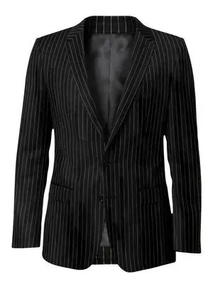 Dolce & Gabbana Martini Pinstripe Blazer - Black