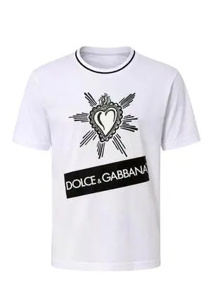 Dolce & Gabbana Sacred Heart Graphic-print T-shirt - White