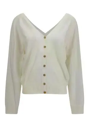 LISA YANG Jiani V-neck Cardigan - White