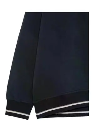 Lorena Antoniazzi Stripe Trim Raglan Sleeve Sweater - Blue