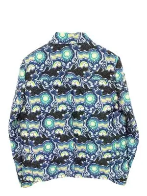 Dior 2010s X Kenny Scharf Zip-up Bomber Jacket - Blue