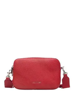 Calvin Klein Crossbody Bag With Logo Strap - Red