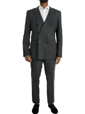 Dolce & Gabbana Martini Double-breasted Suit - Grey