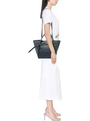 Celine Grained Calfskin Big Bag Satchel - Grey