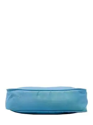 Prada Mini Tessuto Re-edition Shoulder Bag - Blue