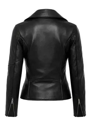 DIESEL® Leather Biker Jacket - Black