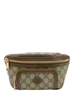 Gucci Gg Supreme Interlocking G Belt Bag - Neutrals