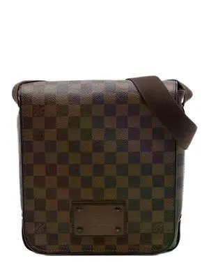 LOUIS VUITTON Damier Ebene Brooklyn Pm Crossbody Bag - Brown