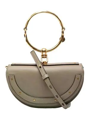 Chloé 2018 Mini Calfskin Nile Bracelet Satchel - Grey