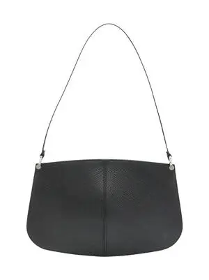 LOUIS VUITTON Epi Demi Lune Pochette Shoulder Bag - Black