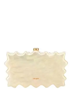 Cult Gaia Paloma Wavy Clutch - Neutrals