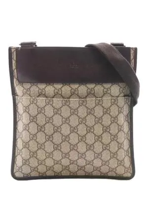 Gucci Gg Supreme Cross Body Bag - Neutrals