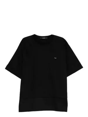 SONGZIO Graphic-embroidered T-shirt - Black