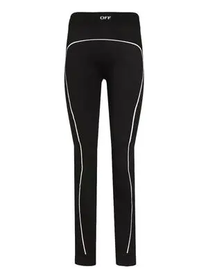 Off-White Off Stamp Seamless Leggings - Black