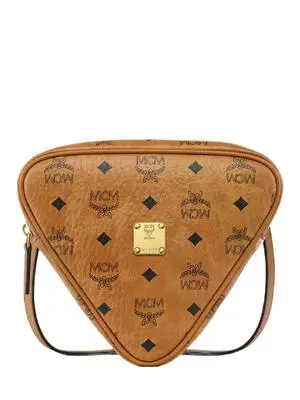 Mcm Tambourine Shoulder Bag - Brown