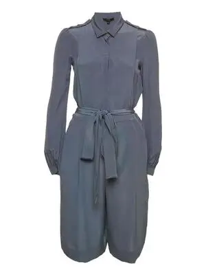 Gucci Crepe Tie-waist Playsuit - Grey