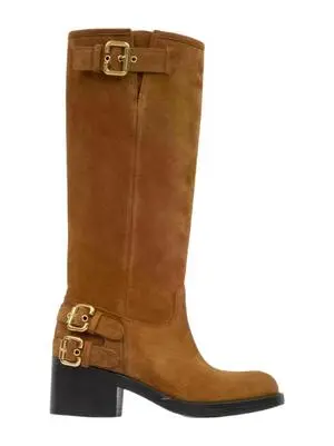 Chloé Dakota Buckle-fastening Boots - Brown