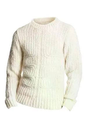 Dsquared2 Muscle Chunky Knit Sweater - Neutrals