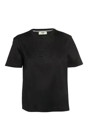 Fendi Logo T-shirt - Black