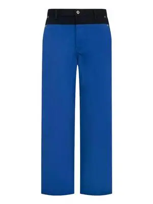 Loewe Contrast Waistband Trousers - Blue