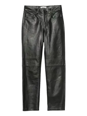 BLAZÉ MILANO Leather Trousers - Black