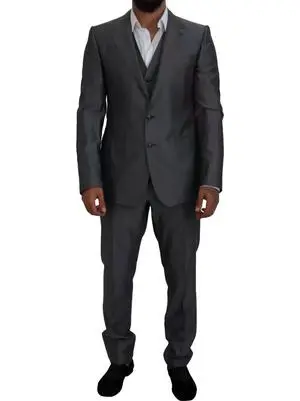 Dolce & Gabbana Sicilia Three-piece Suit - Grey