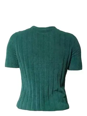 Dolce & Gabbana Ribbed-knit T-shirt - Green